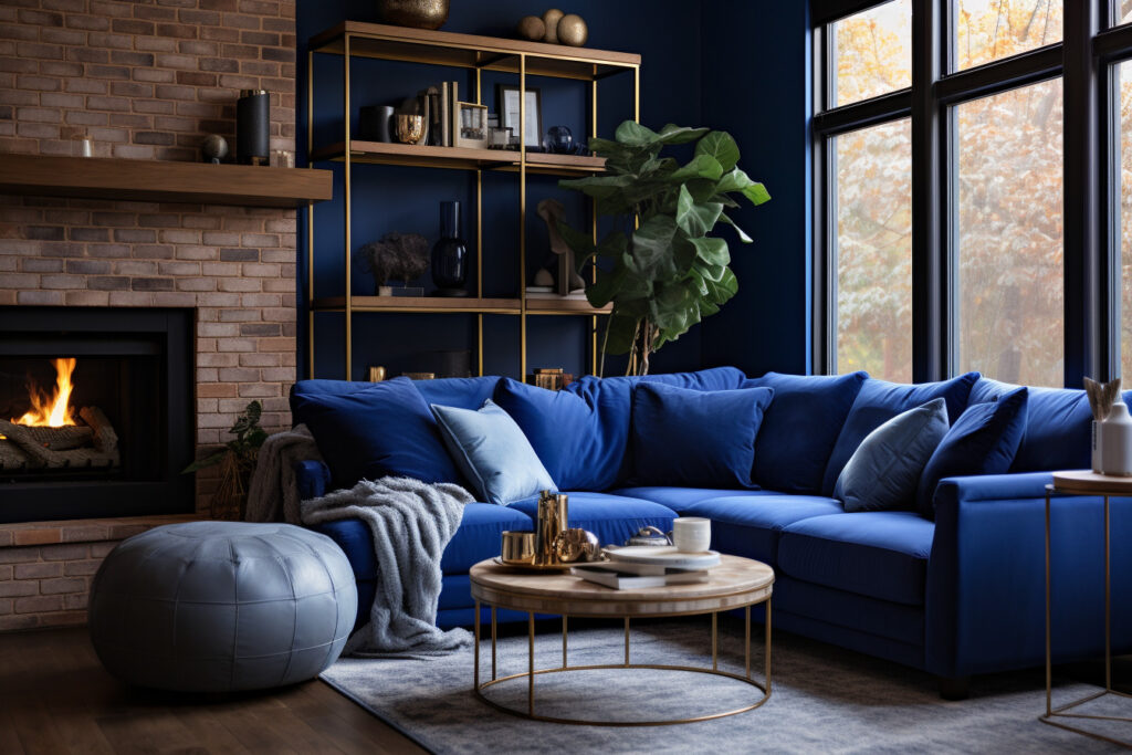 Nos suggestions d'utilisation du bleu indigo en décoration