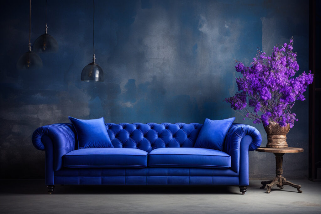 Nos suggestions d'utilisation du bleu indigo en décoration