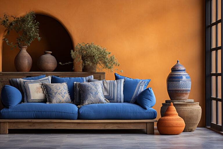 Nos suggestions d'utilisation du bleu indigo en décoration